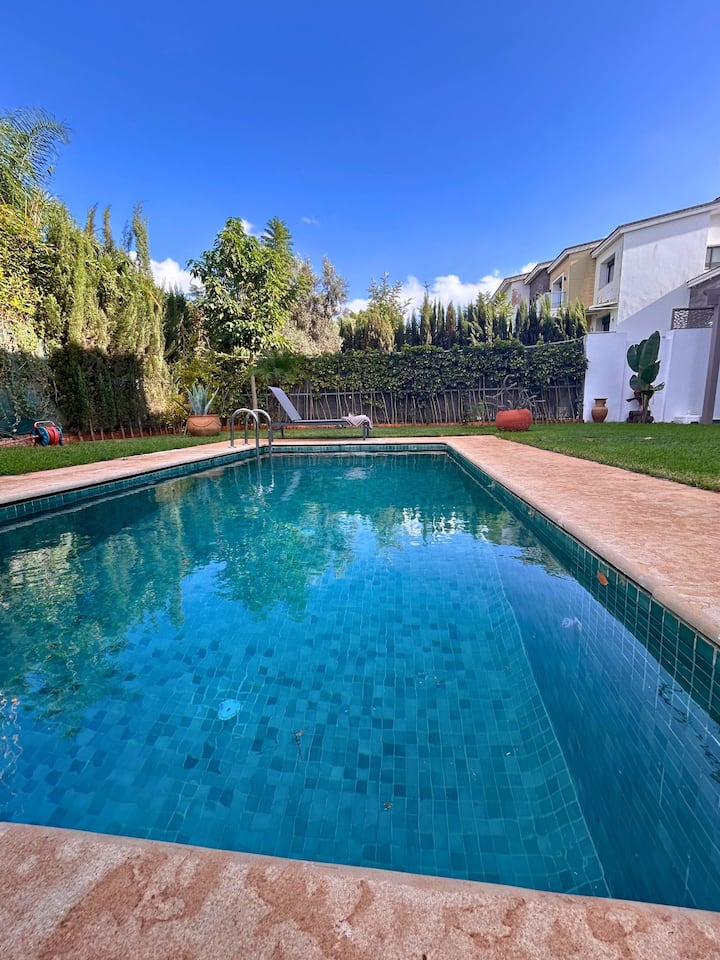 ÉLégant Cocon-piscine Privée Bouskoura Ville Verte - Bouskoura