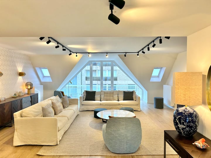 Retro Design Triplex Apartment At Knokke Beach - Knocke-Heist