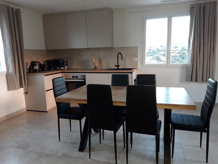 Appartement Lumineux, 6 Pers, Collines De Nice - Nice