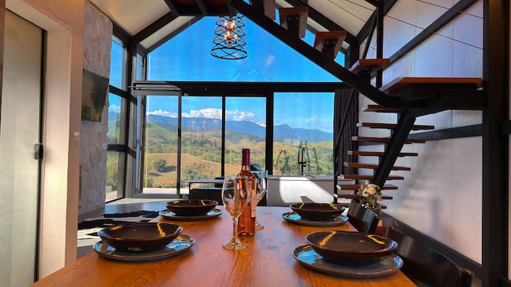 Refúgio Romântico Com Piscina E Lareira Na Serra - Brazil