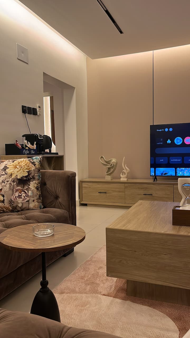 شقة فندقية أنيقة بصالة معيشة وغرفة نوم - Arabia Saudita