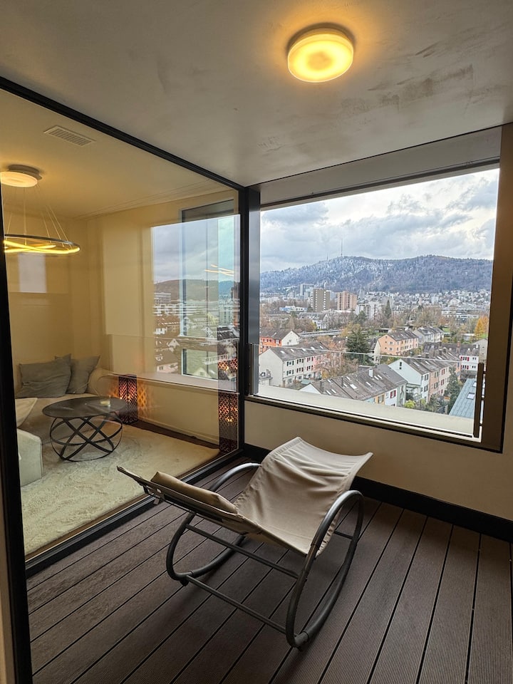 Modern Apartment With Panoramic City Views - Zürich
