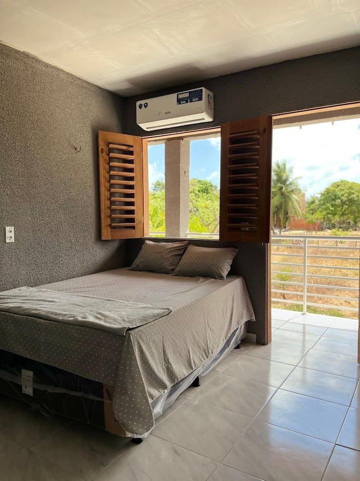 Quartos Com Ar-condicionado, Pertinho Da Praia - Ceará