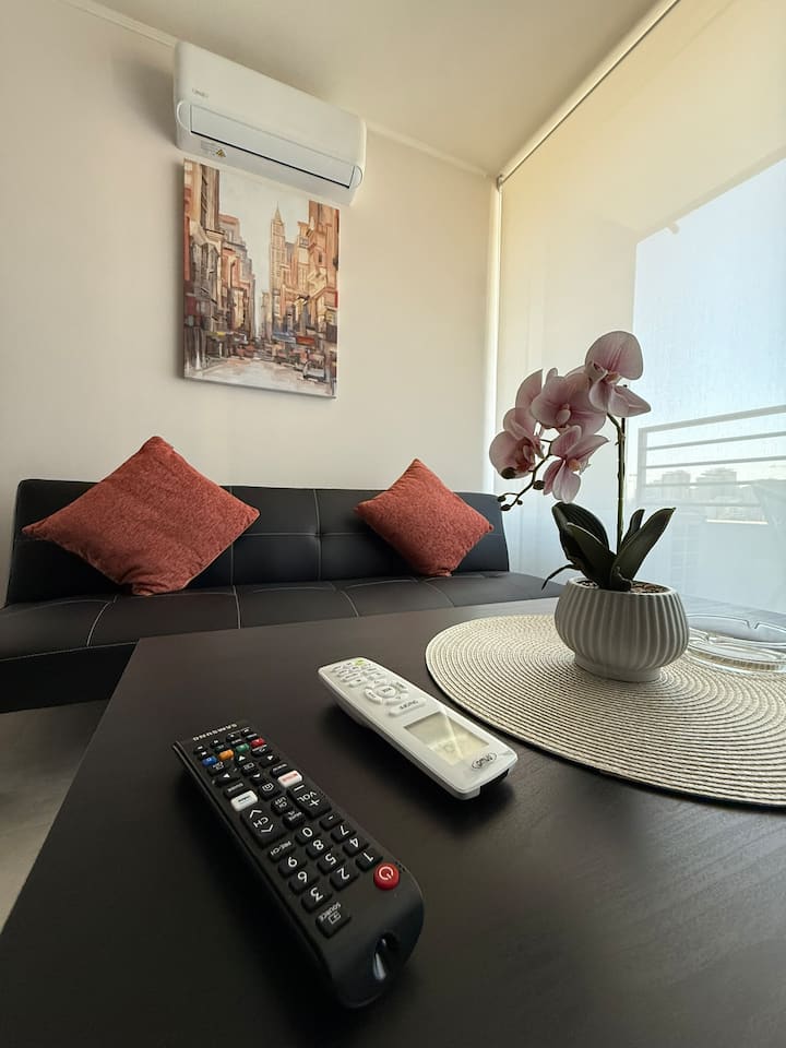 ÑUñoa|piscina|aire Acondicionado|toallas|gym|wifi - Santiago