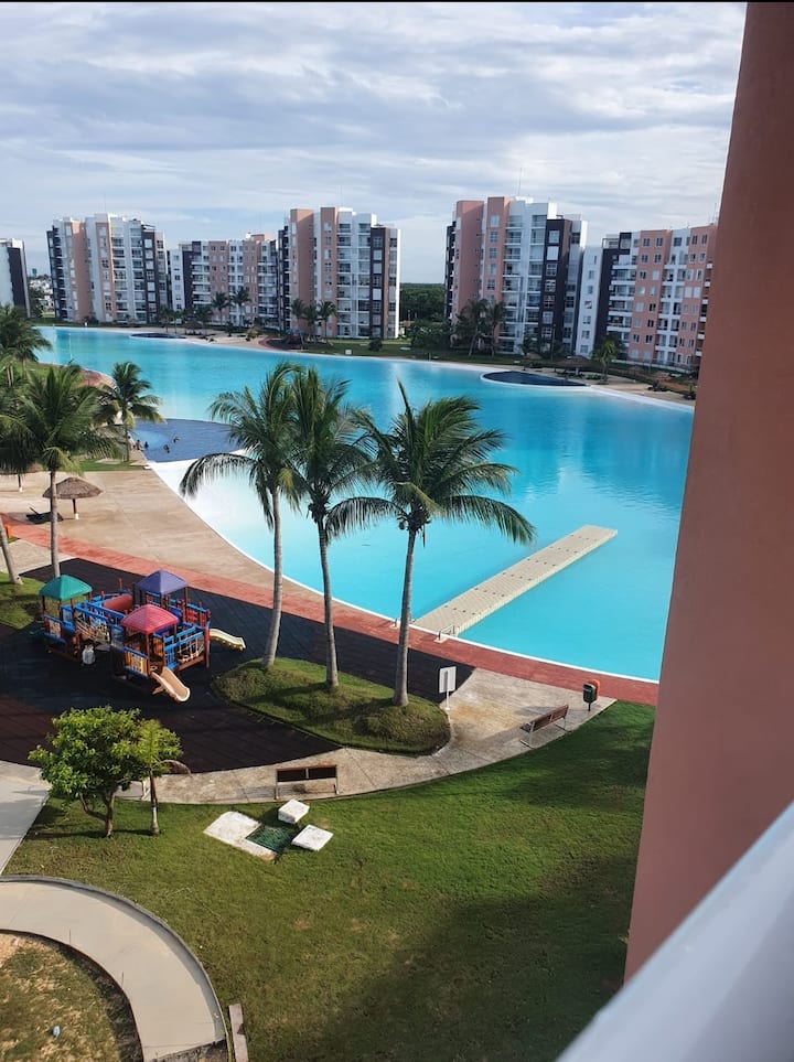 Hermoso Apartamento Con Laguna Inmensa - Cancún