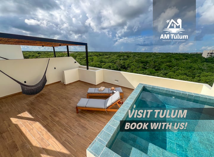 Jungle Retreat With Private Rooftop And Pool L E - Mexico