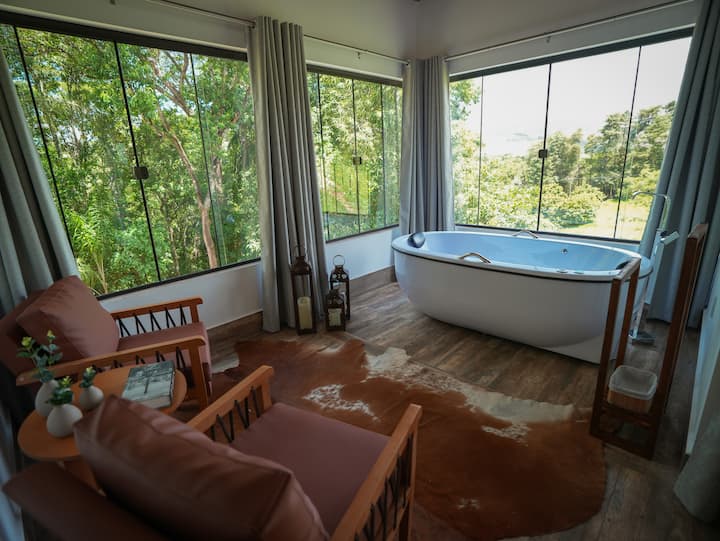 Chalé Sabiá C/ Hidro E Piscina Em Socorro - Socorro, Brazil