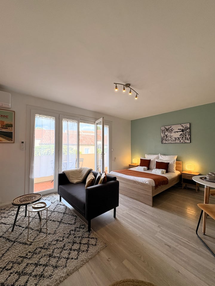 L'appartement Rome Antique - Clim- Terrasse - Narbonne