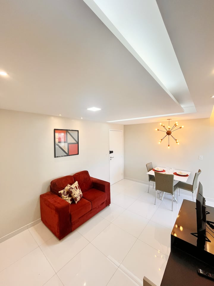 Apto Moderno Em São Luís • 2 Quartos • 1 Banheiro - São Luís