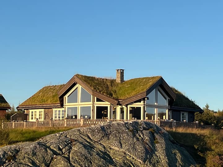 Stor Eksklusiv Fjellhytte. Panoramautsikt. - Norway