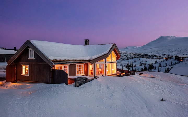 Stor Eksklusiv Fjellhytte. Panoramautsikt. - ノルウェー