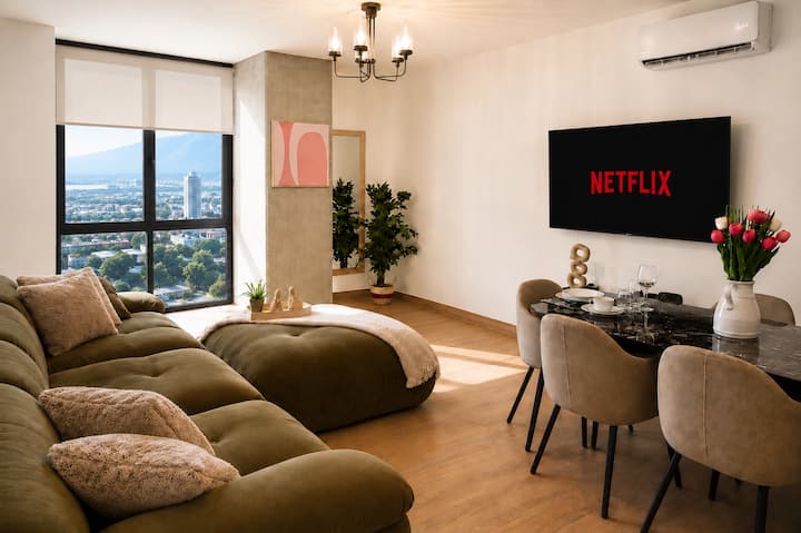 Premium 3 Bedroom | @ Fundidora Mty | 10 Guests - Monterrey