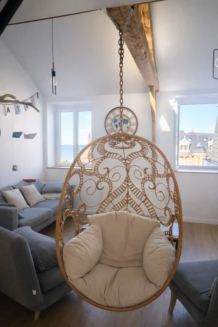 Les Toits Marins, 3 Chambres, Hypercentre,vue Mer - Houlgate