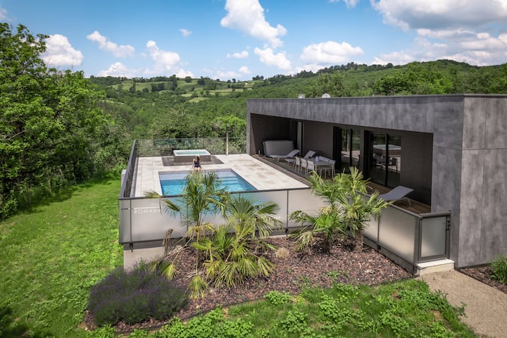 Villa Romana Piscine Chauffée Jacuzzi Privés - Espalion