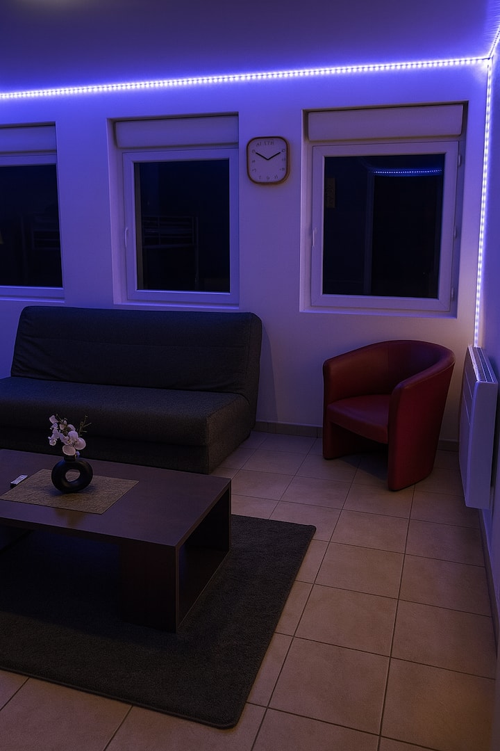 Chambre Moderne 6 Places + Cuisine Et Terrasse - Sainte-Geneviève-des-Bois