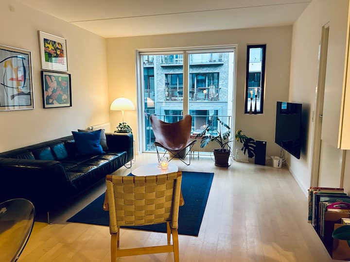 Bright Nordic Flat By Sluseholmen’s Canals - Copenhagen