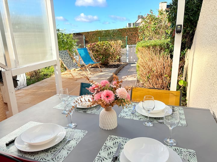 Maisonnette Famille - Terrasse & Piscine Chauffée - Guidel