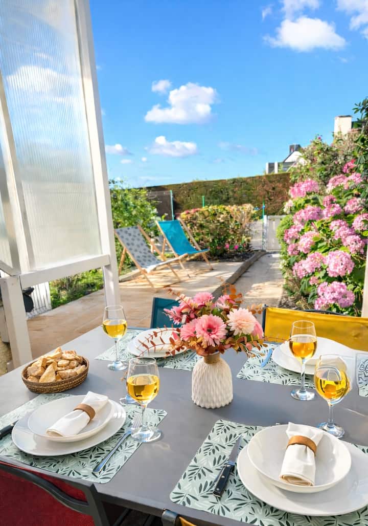 Maison à La Plage • Terrasse • Piscine Chauffée - Clohars-Carnoët