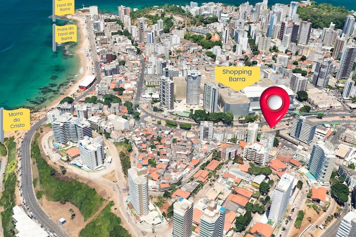 Shopping Na Porta | Apto 3 Quartos Na Barra - Salvador