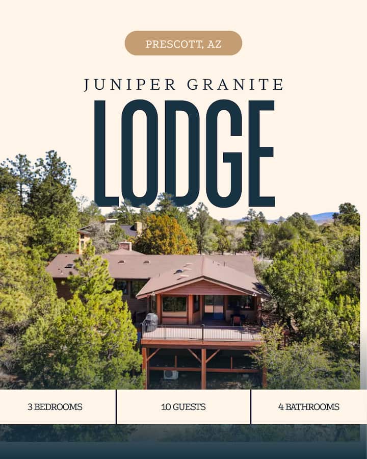 Granite Lodge | 3bed 4bath | Separate Suite | Dt - Prescott, AZ
