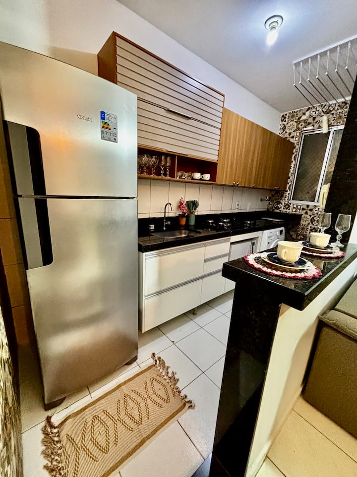 2qts  C/ Ar, Piscina, Tudo Perto, Praias  Pavilhão - Serra