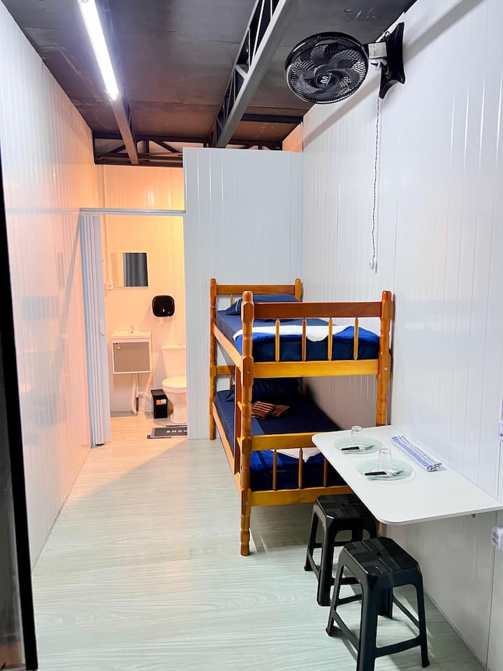 Quarto Com Beliche Para 2 Hóspedes - Centro De Sjp - São José dos Pinhais