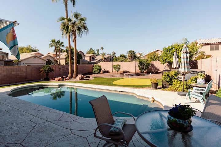 Resort-like Retreat With Pool, Hot Tub & Mini Golf - Chandler, AZ