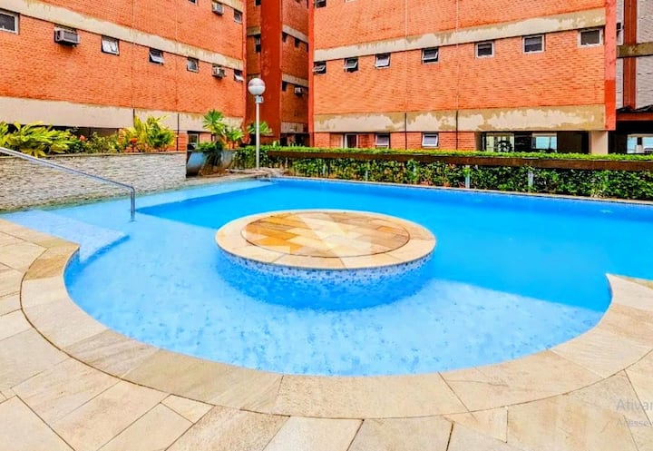 Cobertura Com Churrasqueira 400m Da Praia Enseada - Guarujá