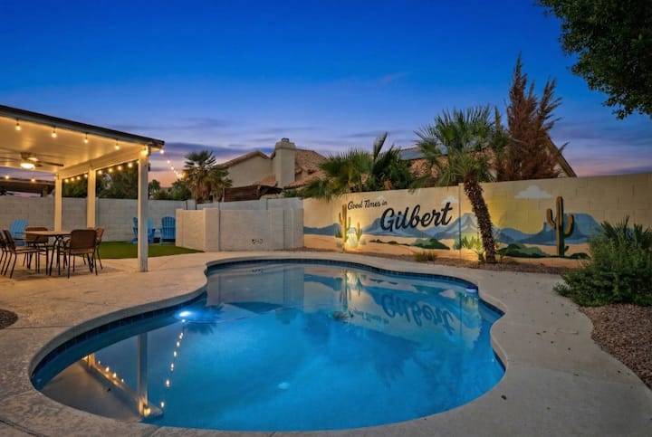 Gilbert Oasis Pool Heating | Game Room | Billiards - Chandler, AZ