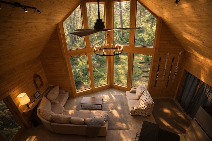 Very Private, Modern Log Cabin W/hot Tub - Camp Nelson, CA