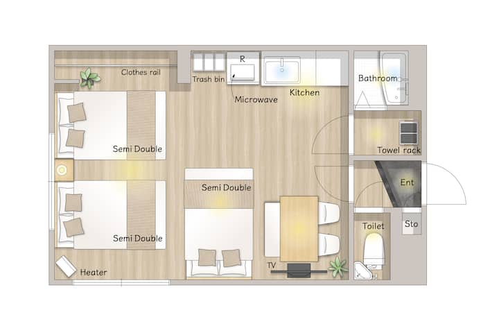 Max 6 | Sapporo Direct | 4m Susukino | Free P - Sapporo