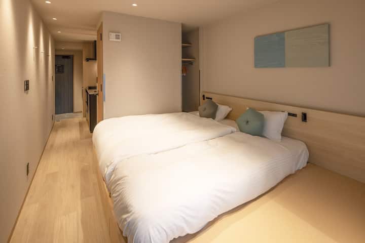 New!ジャパニーズモダンなホテル/博多駅徒歩10分【トリプルルーム】最大3名 - Fukuoka, Japan