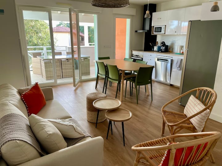 Appartement Cosy, Terrasses, Proche Plage Et Golf - Moliets-et-Maa