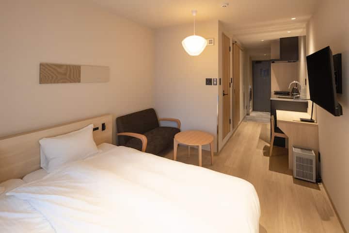 New!ジャパニーズモダンなホテル/博多駅徒歩10分【ハリウッドツインルーム】 - Fukuoka