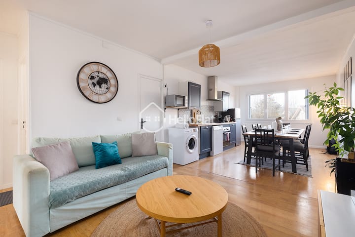 Hello Flat | Appartement 4 Chambres Près De Paris - Pontault-Combault