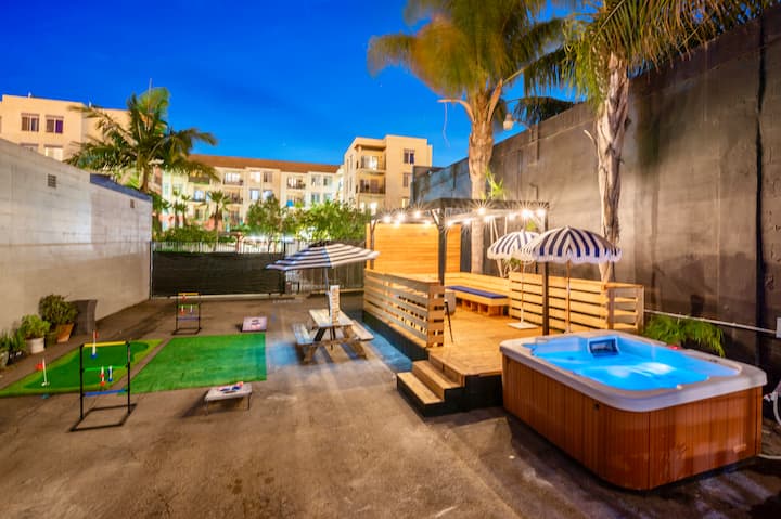 Petco Park Duplex Modern And Gated With Hot Tub - San Diego