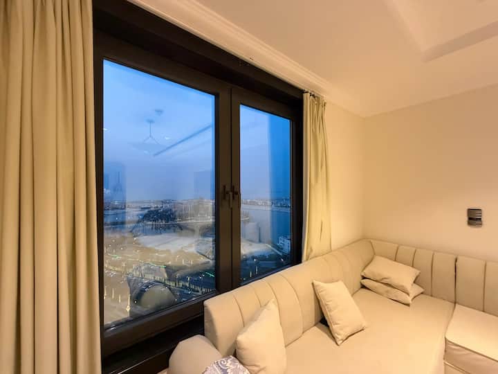 Marina View 2br + Maid | Big Balcony | The Pearl - Doha