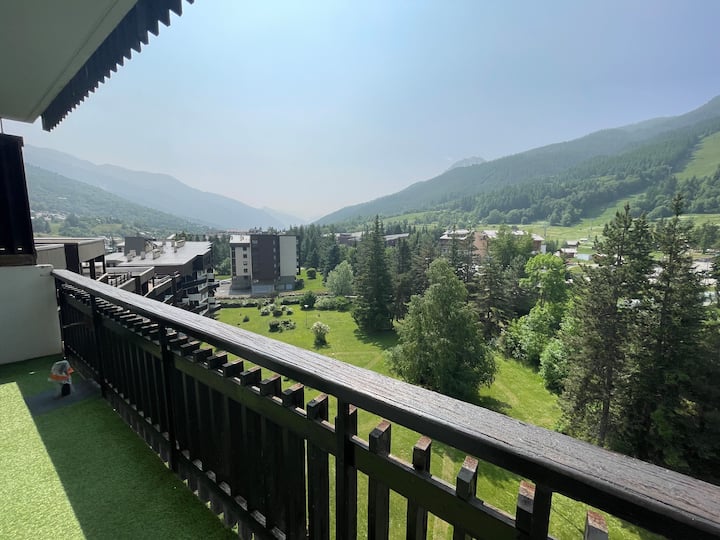 Chaleureux T2 - Vue Panoramique à Serre Chevalier - Briançon