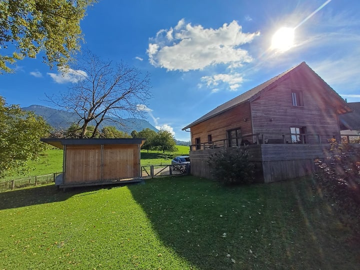 Chaleureuse Maison En Bois Au Montcel - La Féclaz