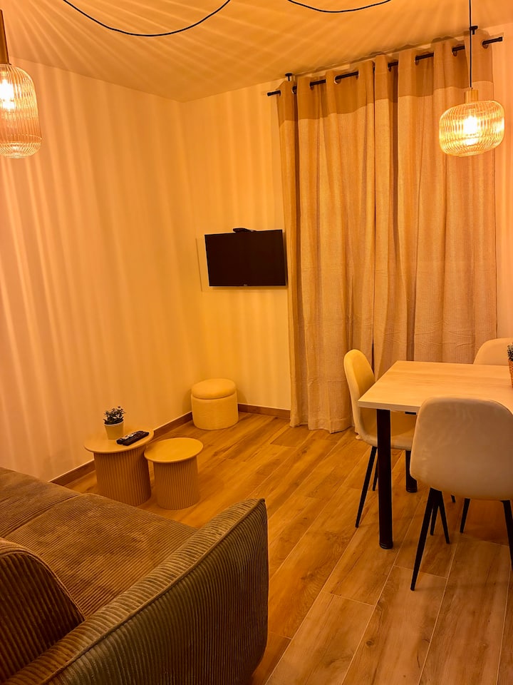 Appart Cosy 4 Personnes Climatisé Rue Piétonne - Sète