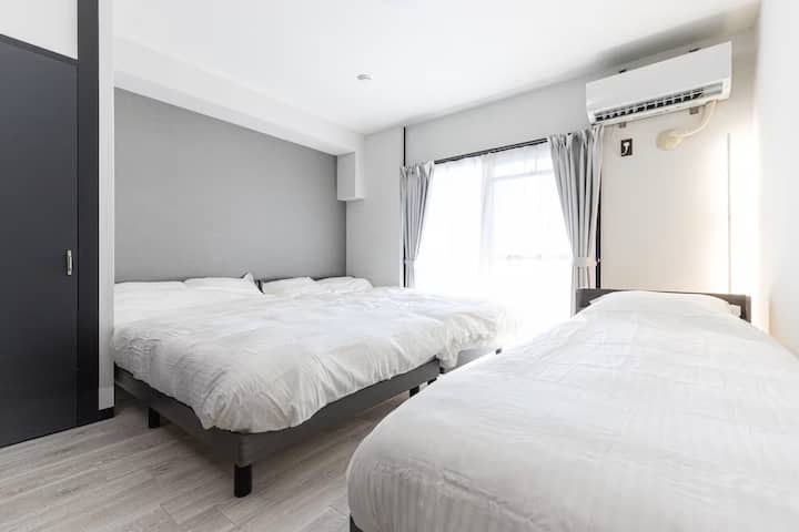 【長期滞在用】東京池袋エリア/池袋駅5分/ベッドx3/最大5人宿泊可能/アニメの街池袋/b049 - 이케부쿠로