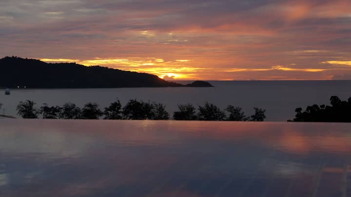 *Rooftop Pool & City Seaview In Top Location C177 - Patong Beach