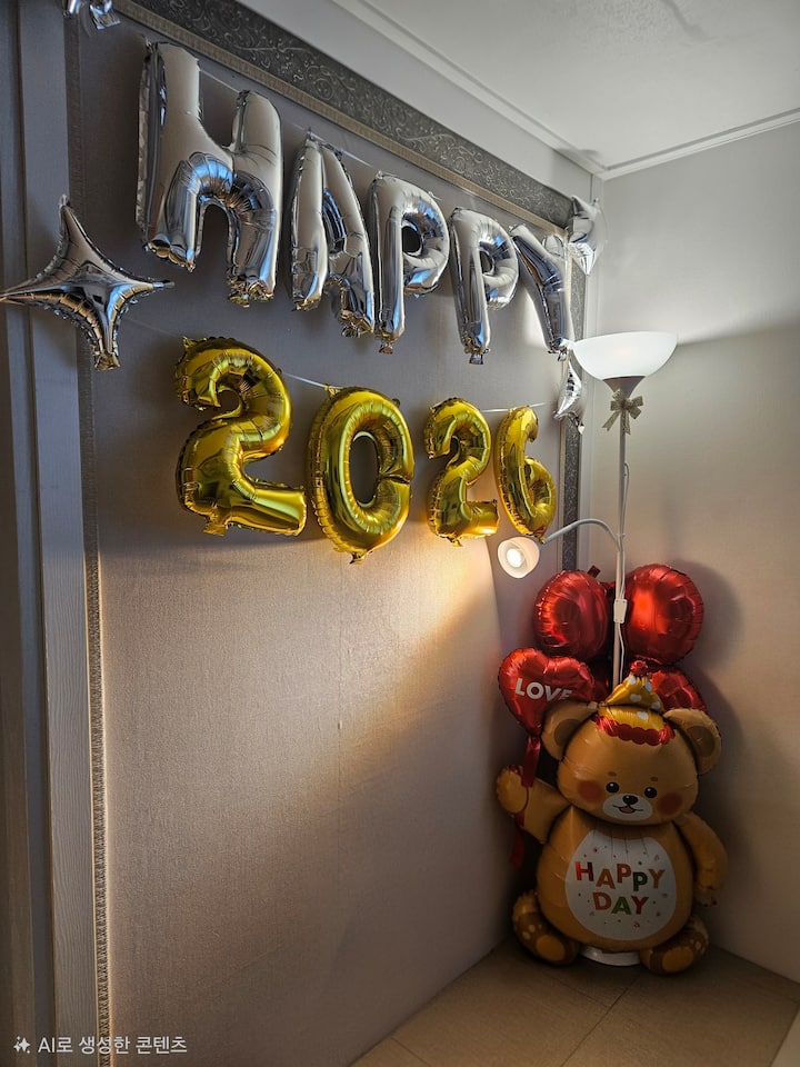 [새해특가]#교동1분컷
무료주차
동성로#서문시장
호스트청소#청결보장 - Daegu