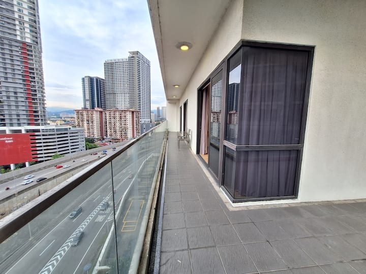 @S2bc23ab 近双子塔｜阳台｜浴缸 Spacious2br Bathtub & Balcony - 