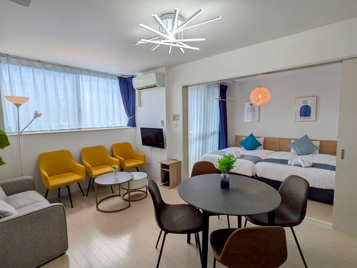 浅草の静かなエリア｜最上階角部屋｜1dk40㎡｜キッチン完備｜駅徒歩19分｜車6分｜専門業者の清掃 - Ueno