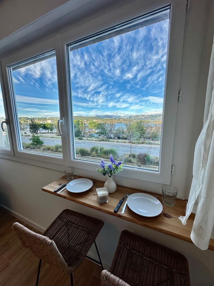 Studio Cosy Vue Mer Au Cœur Des Sablettes - Ollioules