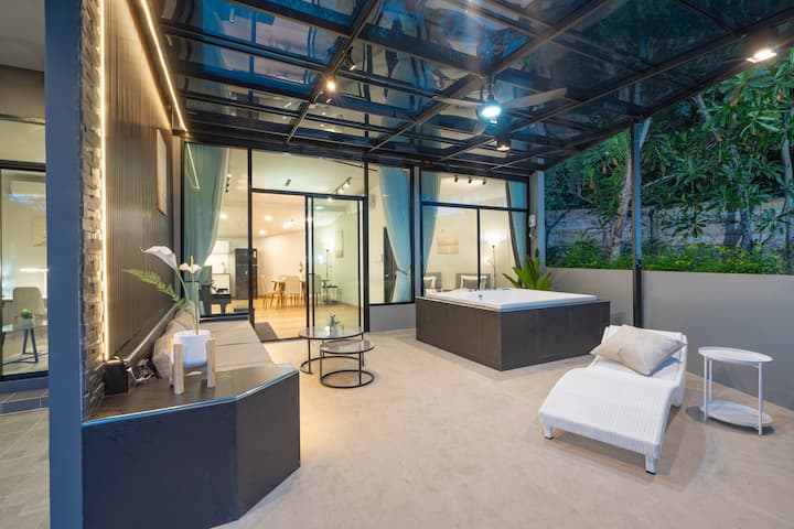 Modern 3br House Jacuzzi & Piano - Mai Khao Phuket - Nai Yang
