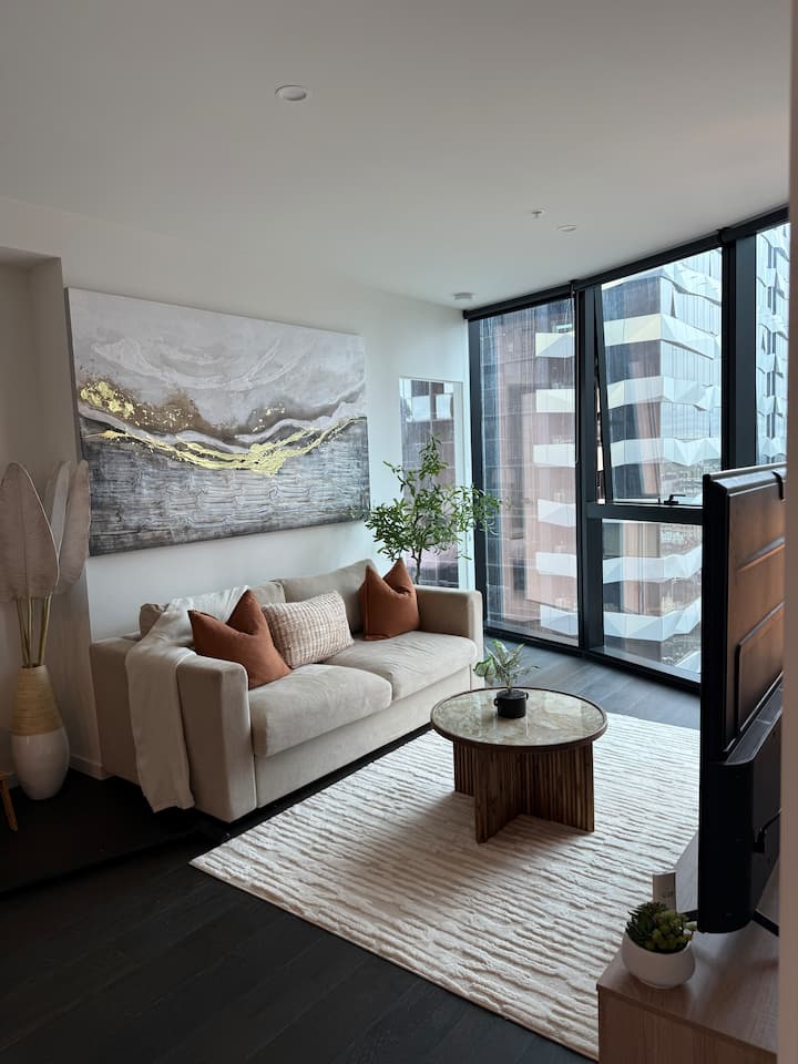 Serene Retreat 2b2b Apt Cbd, W/ Pool, Sauna, Gym - Southern Cross Railway Station, Docklands