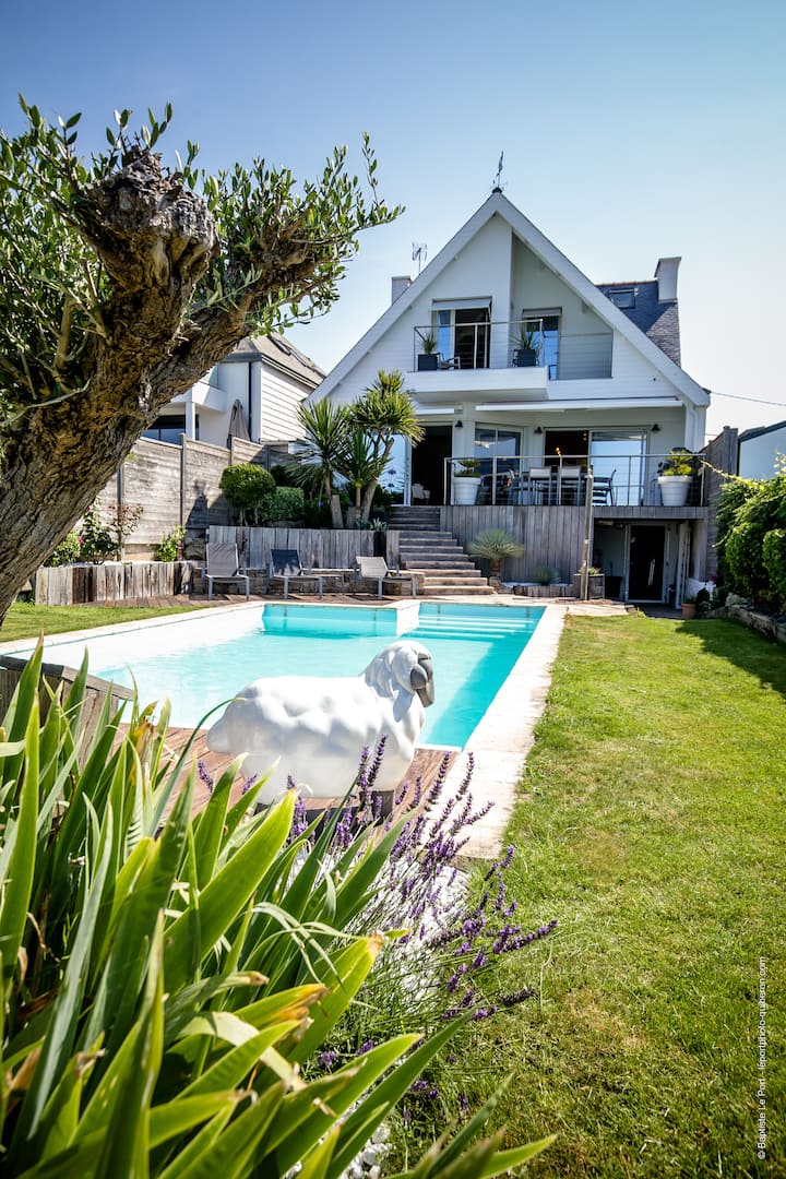 Maison Vue Mer Avec Piscine Et Jacuzzi - Quiberon