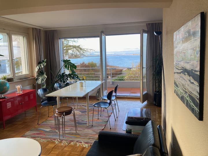 Sonniges Wohnen: 3.5-zi Mit Seesicht & 2 Balkonen - Reichenau